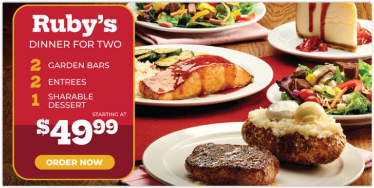 Ruby Tuesday Specials & $9.99 Everyday Deals