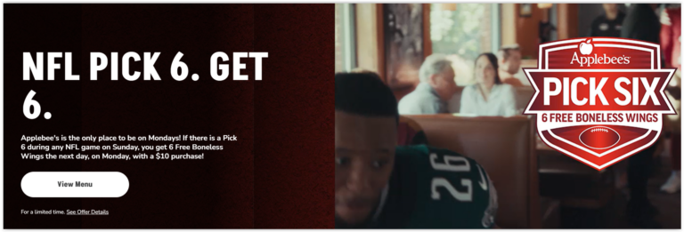 Applebee’s Specials & Menu Deals