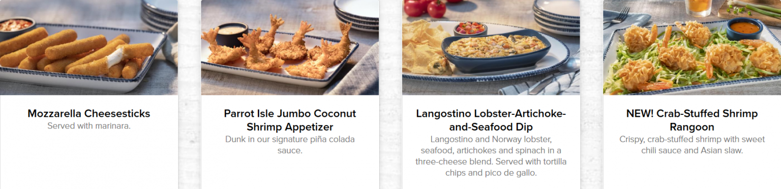 Red Lobster Menu Prices