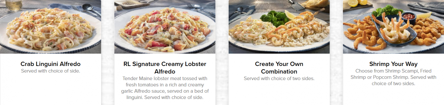 Red Lobster Menu Prices