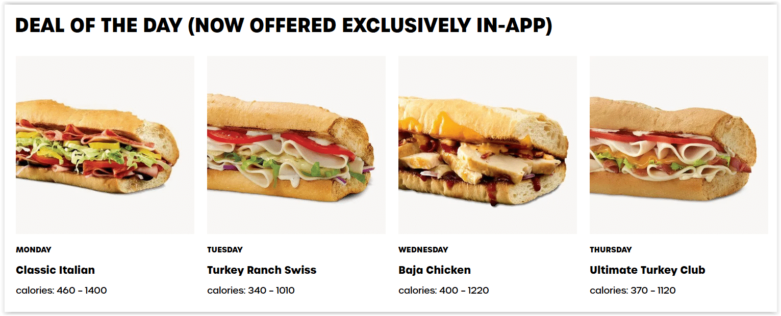 Monday Fast Food Specials & Restaurant Deals