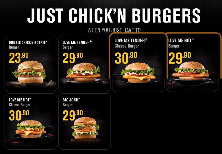 Chicken Licken South Africa Menu Prices