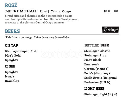 Lone Star NZ Menu Prices