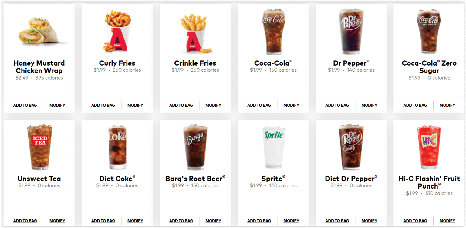 Arby's Specials and Menu Deals