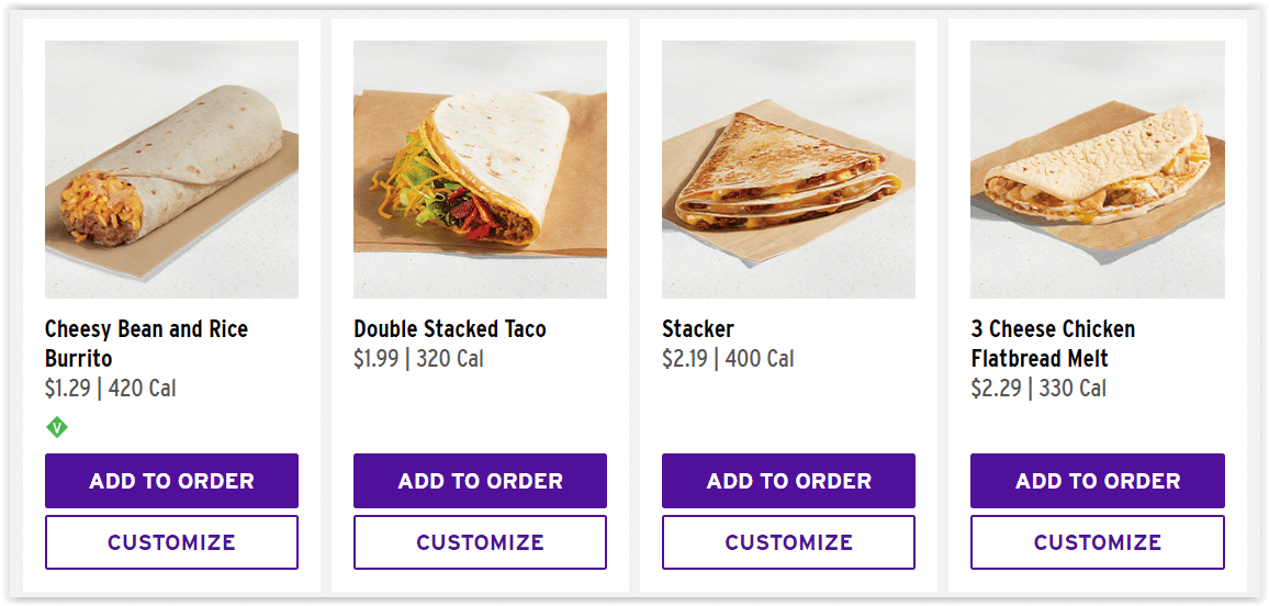 Taco Bell Specials & Deals - Free Delivery & Cravings Value Menu