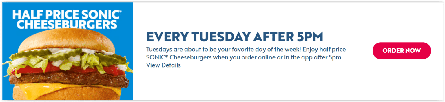 Tuesday Fast Food Specials & Restaurant Deals