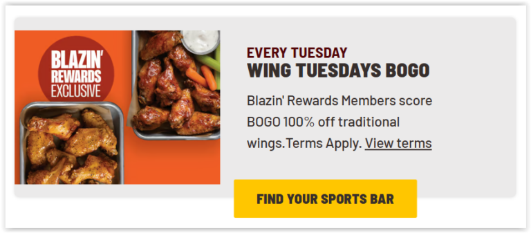 Tuesday Fast Food Specials & Restaurant Deals