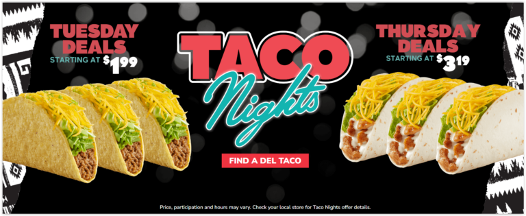 Tuesday Fast Food Specials & Restaurant Deals