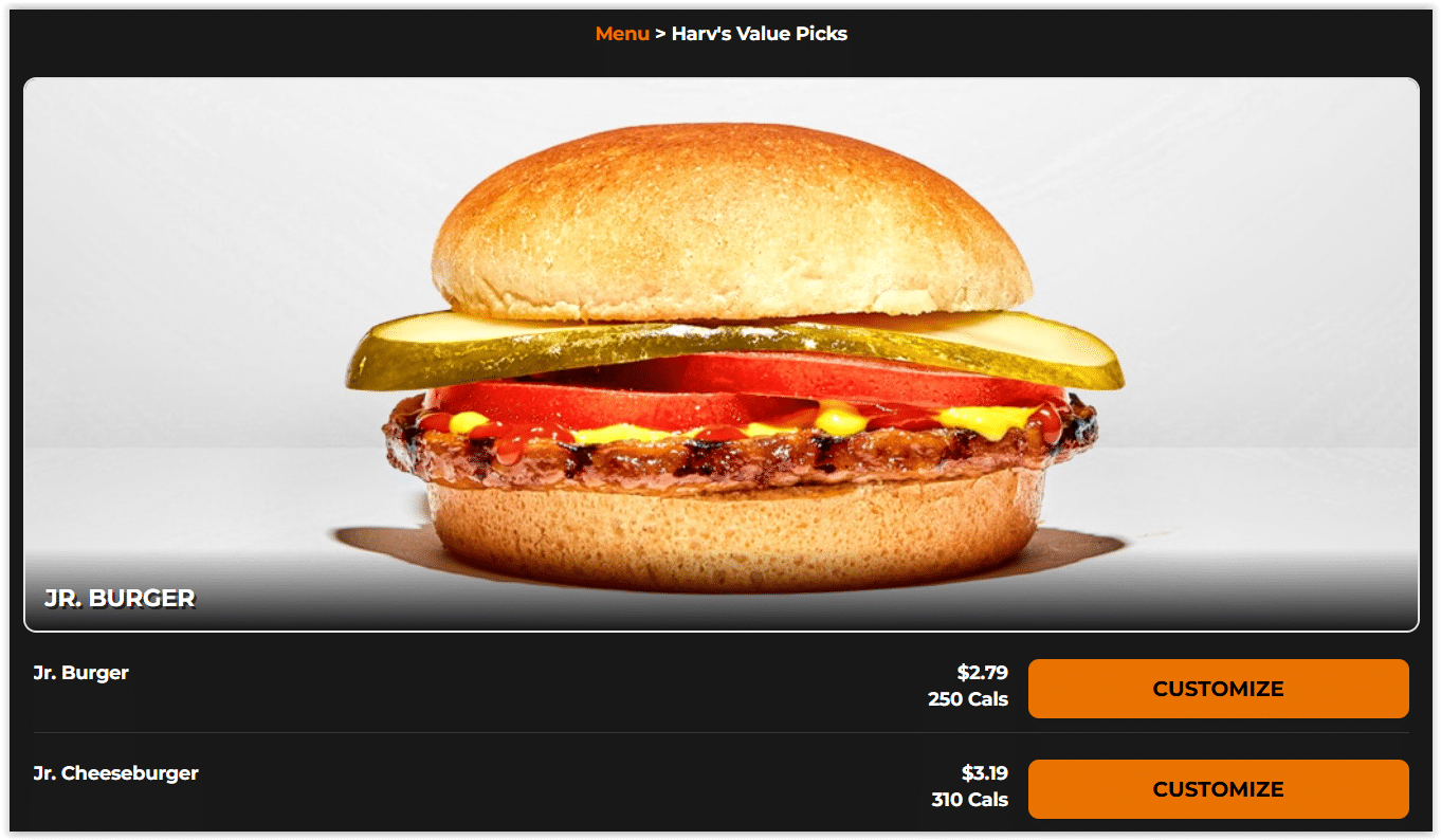 Harvey’s Canada: Current Promos & Coupons