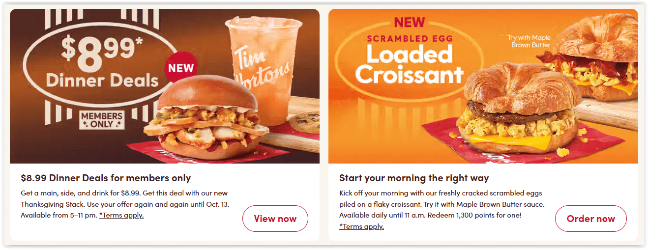 Tim Hortons Canada: Latest Deals & Specials