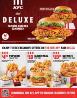KFC Canada: Latest Deals, Coupons & Online Specials