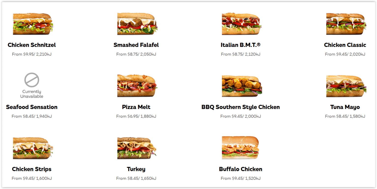 Subway Australia Offers & Specials