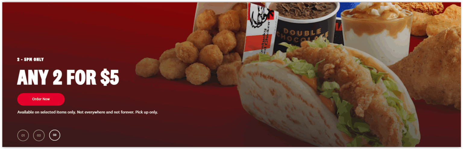KFC Australia Menu Specials & Promos