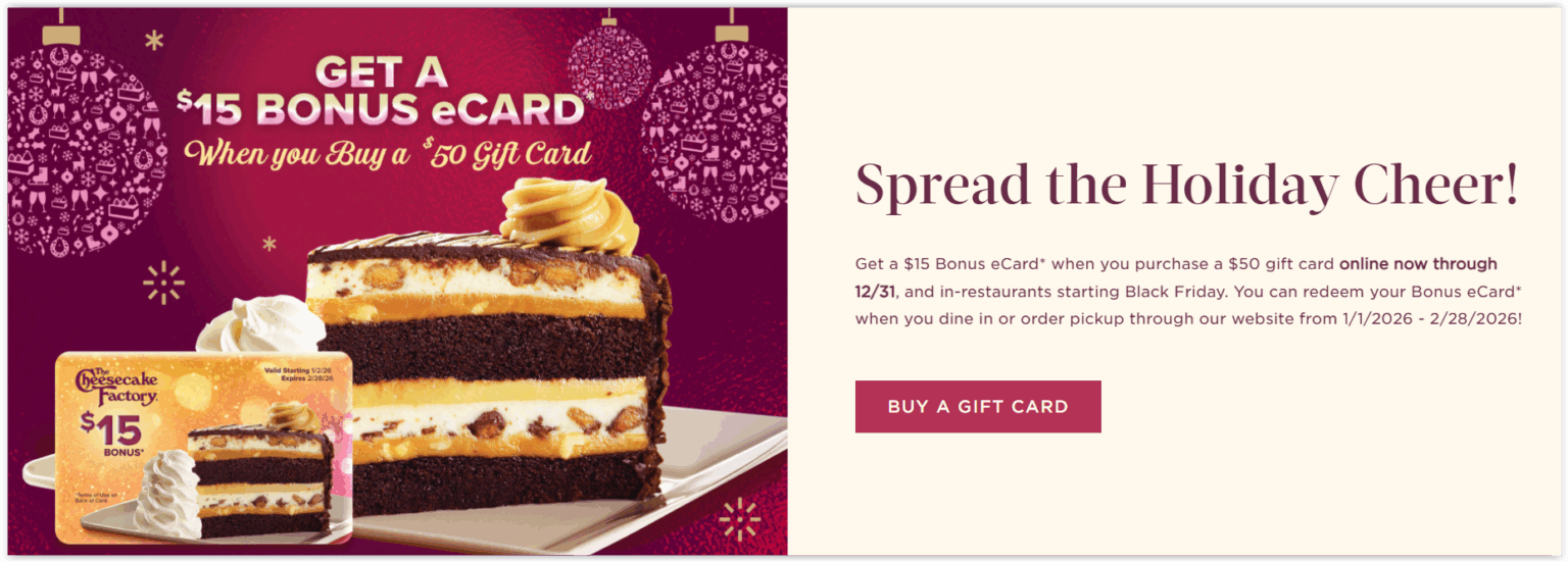 The Cheesecake Factory Happy Hour Menu Specials and Coupons
