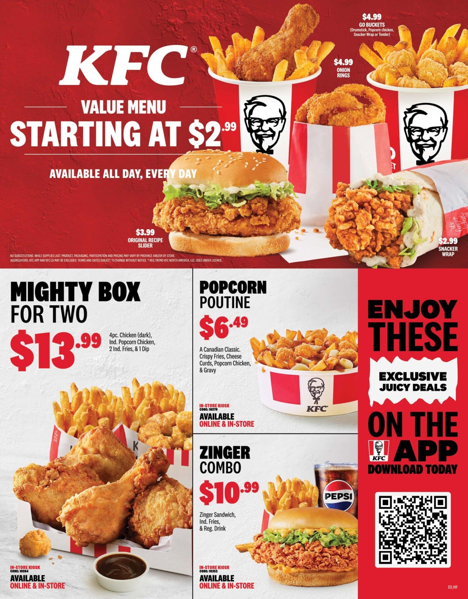 KFC Canada: Latest Deals, Coupons & Online Specials